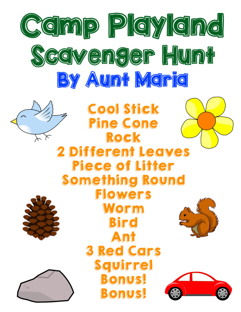 Scavenger Hunt | Summer Day Camp in CT | Camp Playland of New Canaan